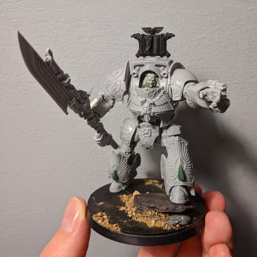 Blood Angels Librarian Dreadnought Kitbash - Rapid Fire Wargaming