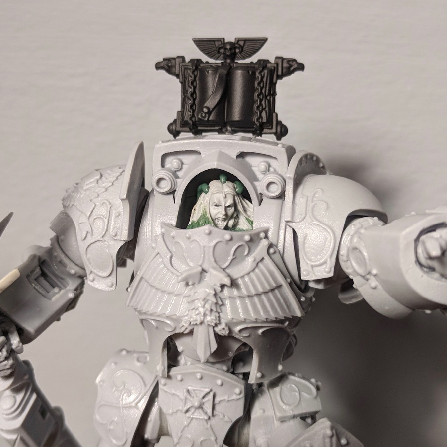 Blood Angels Librarian Dreadnought Kitbash - Rapid Fire Wargaming