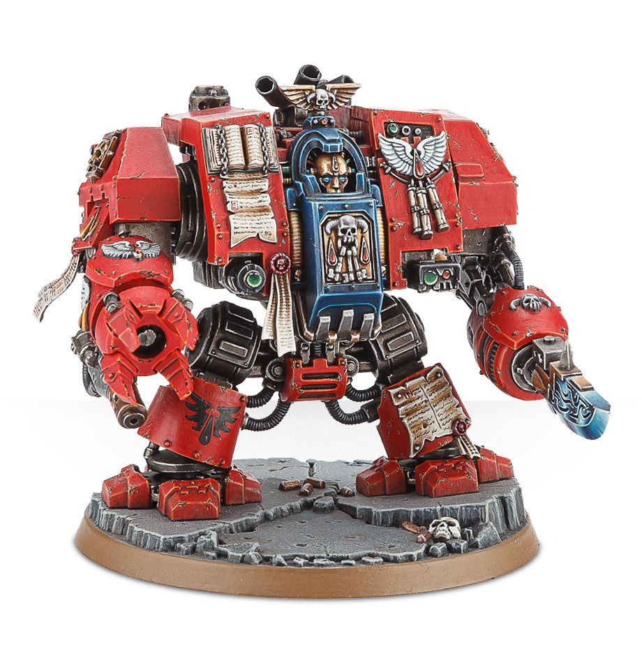 Blood Angels Librarian Dreadnought Kitbash - Rapid Fire Wargaming