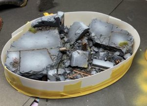Tutorial - Creating water bases using epoxy resin - Rapid Fire Wargaming