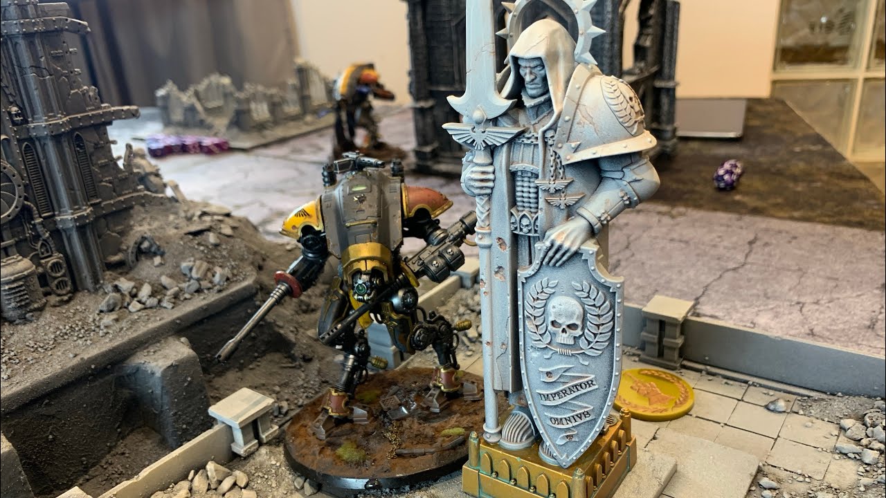 Adeptus Mechanicus vs Imperial Knights - Warhammer 40k 8th Edition ...